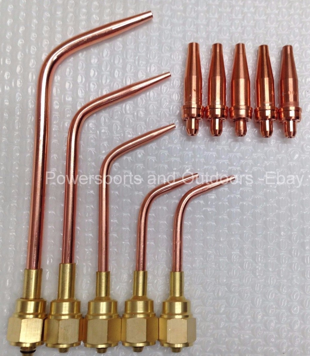 Victor Type HD (300 series) Torch Tip Set (Welding,Cutting) #s 000/0/2 ...