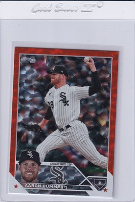 2023 TOPPS UPDATE ORANGE FOIL PARALLEL US102 AARON BUMMER WHITE SOX ...