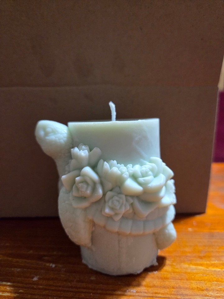 Turtle Candle....Handmade...soy wax | eBay UK