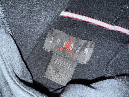 Nike Air Jordan Tech Scuba Hoodie Fleece Black Hooded Sweatshirt Size ...