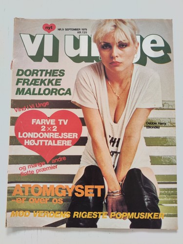 BLONDIE DEBBIE HARRY, PAUL McCARTNEY, RACEY in VI UNGE magazine Denmark ...