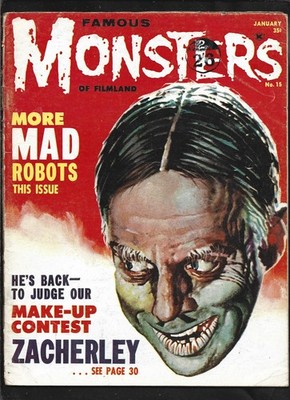 FAMOUS MONSTERS #15 FAIR (ZACHERLEY/MAD ROBOTS) WARREN | eBay