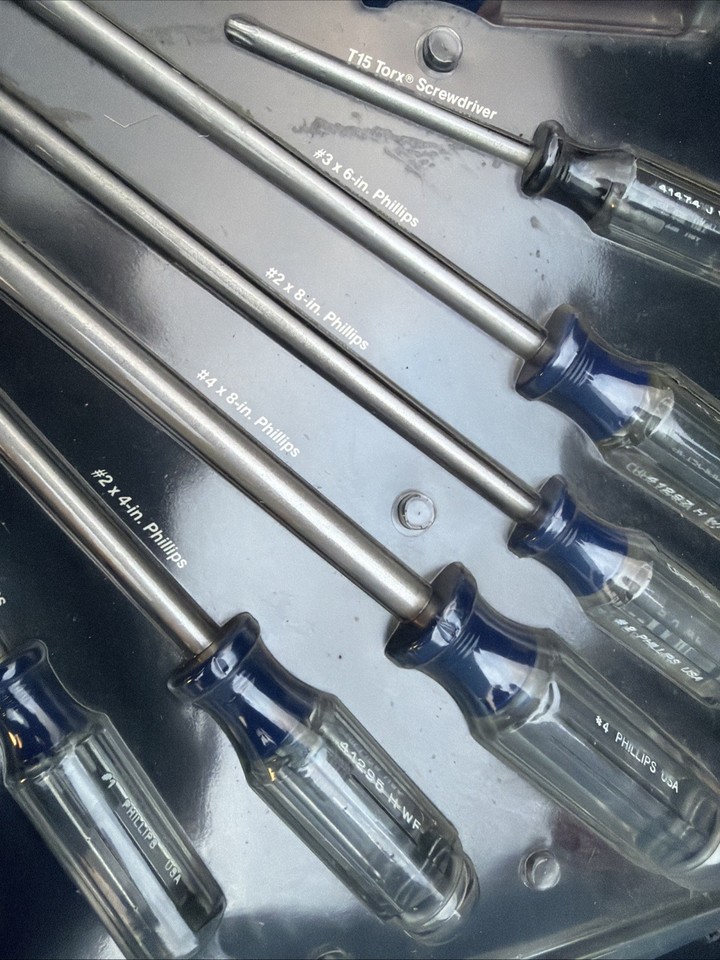 Sears Craftsman USA Nos Huge 18pc Screwdriver Set In Special Value Pkg ...