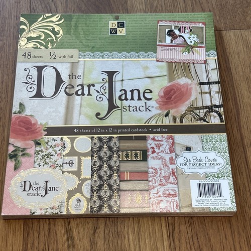 DCWV *THE DEAR JANE STACK* 12 x 12 Paper Pad 48 Sheets COMPLETE ...