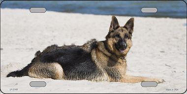 German Shepherd Dog Metal Novelty License Plate Tag LP2169 | eBay