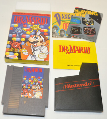 Nintendo NES DR. MARIO (Nintendo Entertainment System 1990) Complete ...