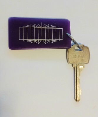 Vintage Hilton Hotel O'Hare Airport Room Key and Fob Room #6092 Chicago ...