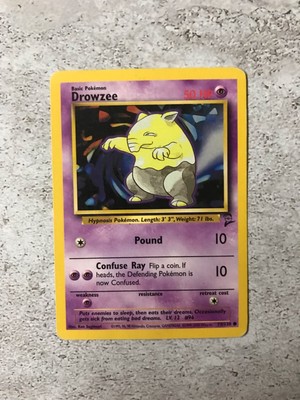 Pokémon TCG Drowzee Base Set 2 73/130 Regular Unlimited Common | eBay