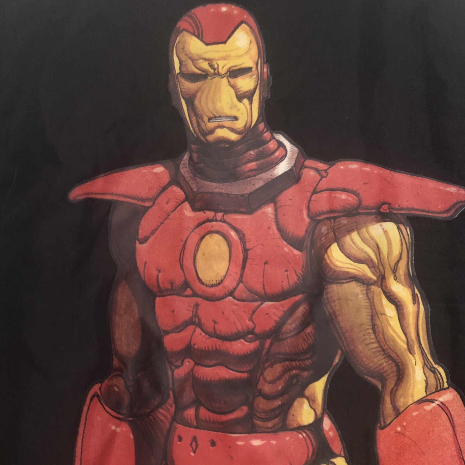 Primitive x Moebius x Iron Man Black Nylon Jacket Men’s Small Back ...