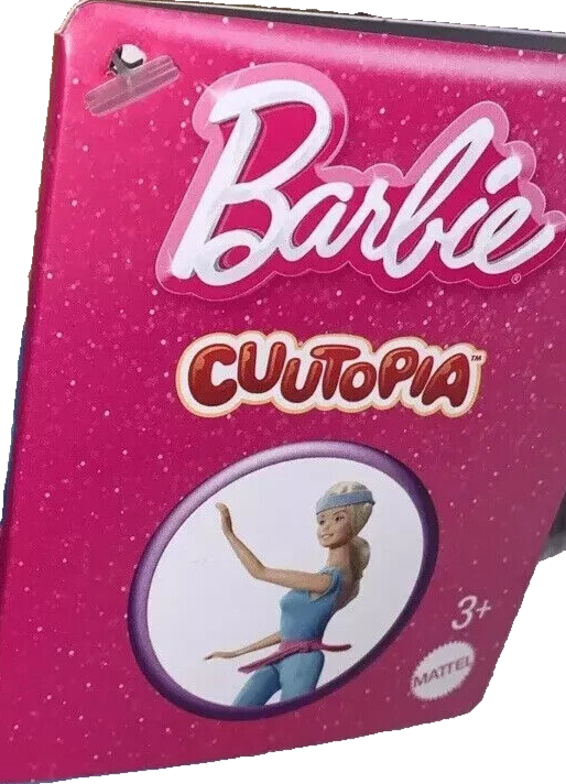 Mattel Barbie Cuutopia 10" Plush Workout Barbie Blue/ Pink Stuffed Doll ...