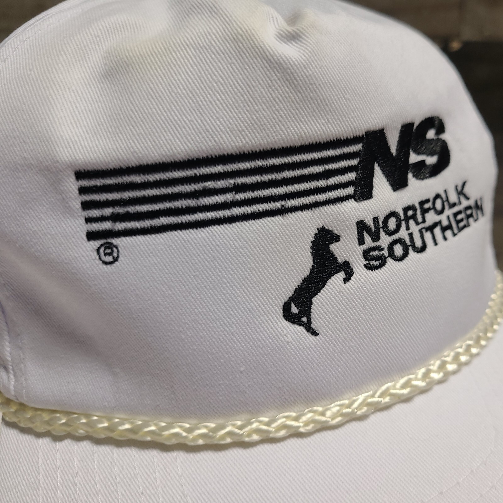 Norfolk Southern Railroad Snapback Hat Vtg Cap Shop R… - Gem
