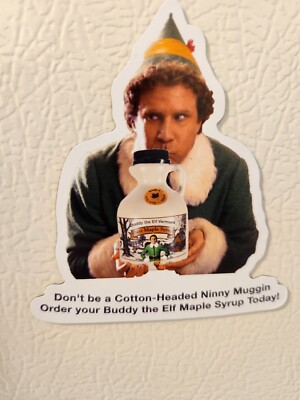 Buddy the Elf-Elf Movie Maple Syrup Magnet (2"x3")-FREE SHIPPING | eBay
