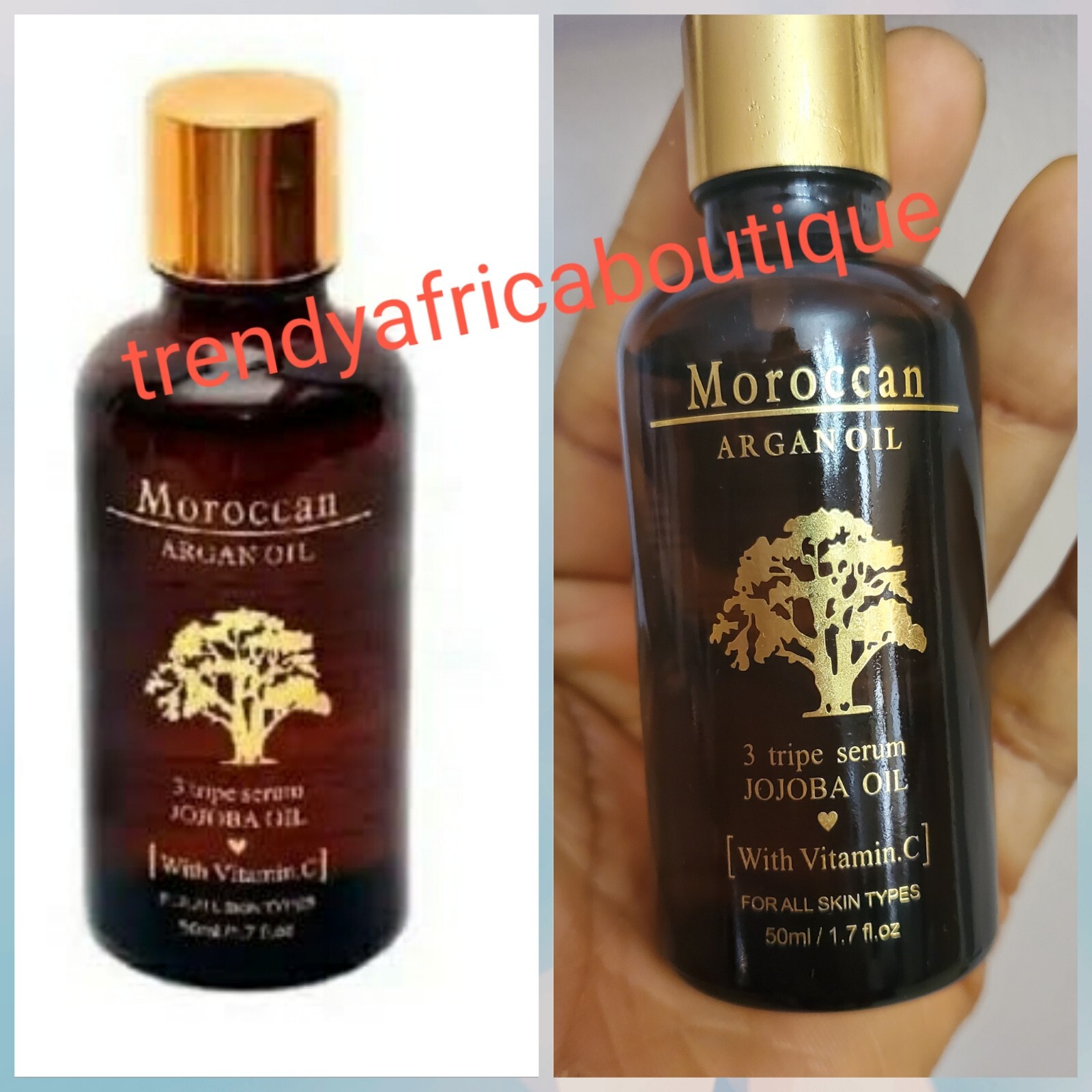 Moroccan argan oil triple formula, vit.C plus jojoba oil 50mlx1. All ...