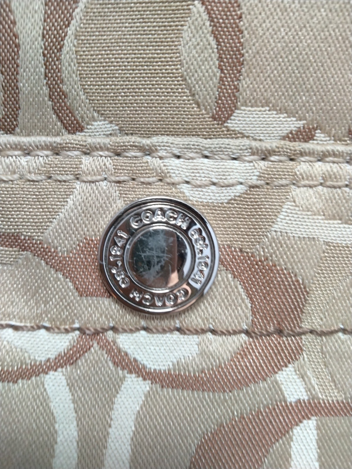 coach signature handbag Logo C - Gem