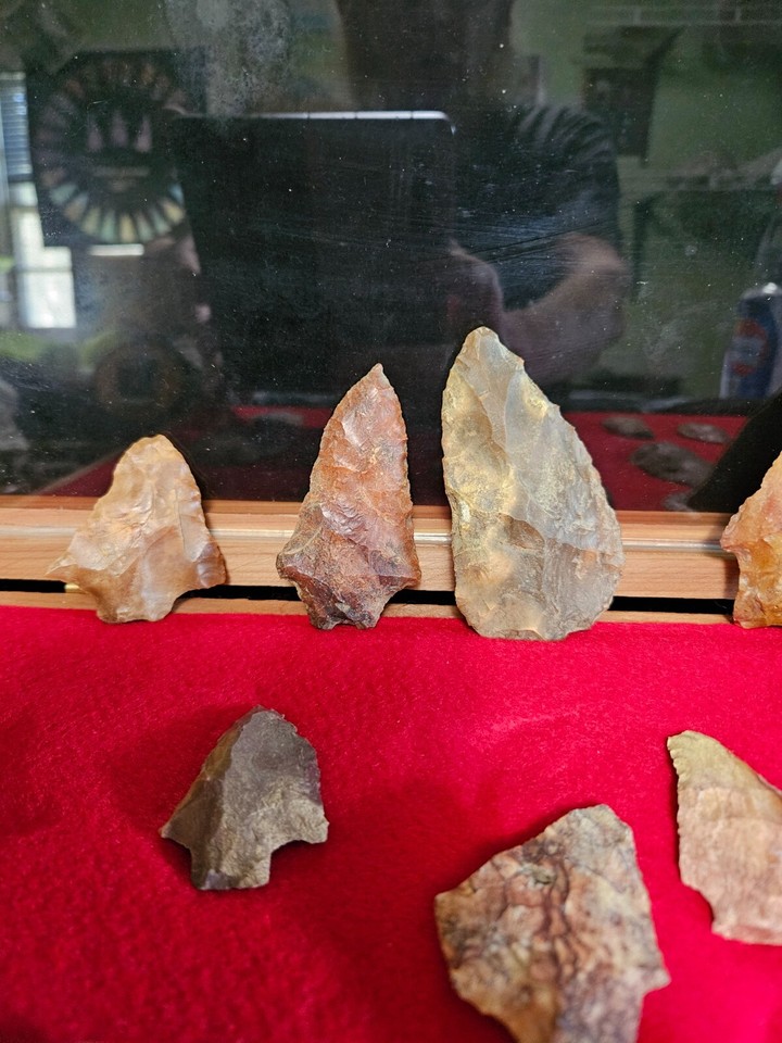 Arrowheads and Scraper Rare Points South Georgia 22 Points | eBay