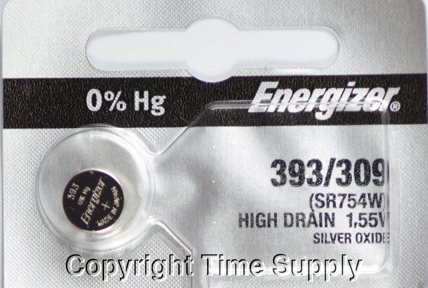 1 pcs 393 / 309 Energizer Watch Batteries SR754W SR754 0%HG | eBay
