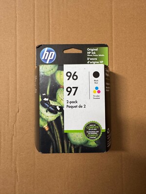 Genuine HP 96 & 97 Black & Tri-color Ink Cartridges C9353FN Date ...