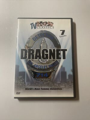 Dragnet DVD 7 Complete Episodes DVD In Good Condition 96009068493| eBay
