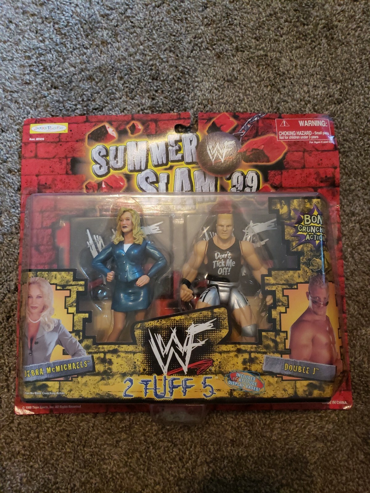 1999 WWF Summer Slam 99 action figures DEBRA McMICHAELS, DOUBLE J | eBay