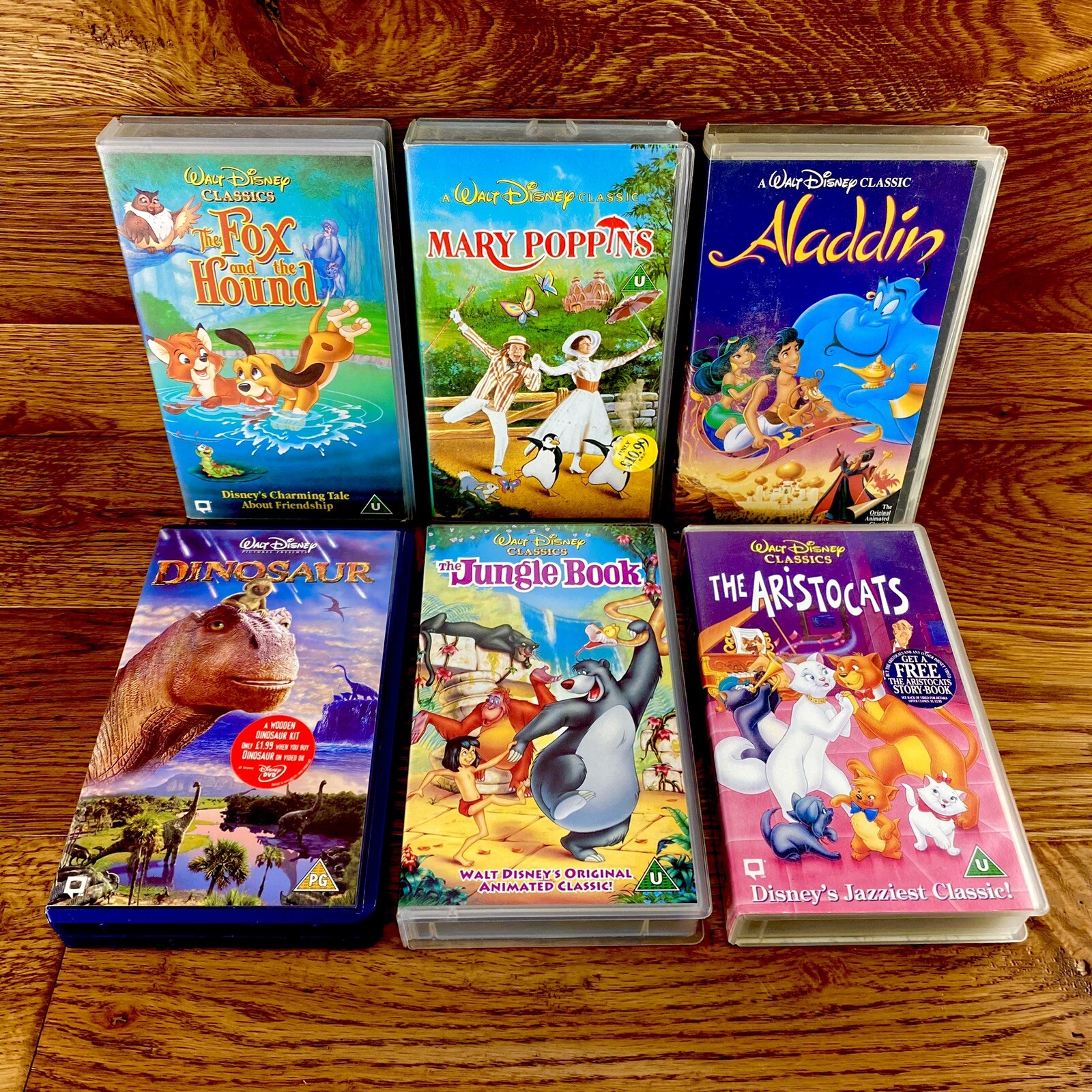 Walt Disney VHS Cassette Tape Bundle X 6 | Grelly UK
