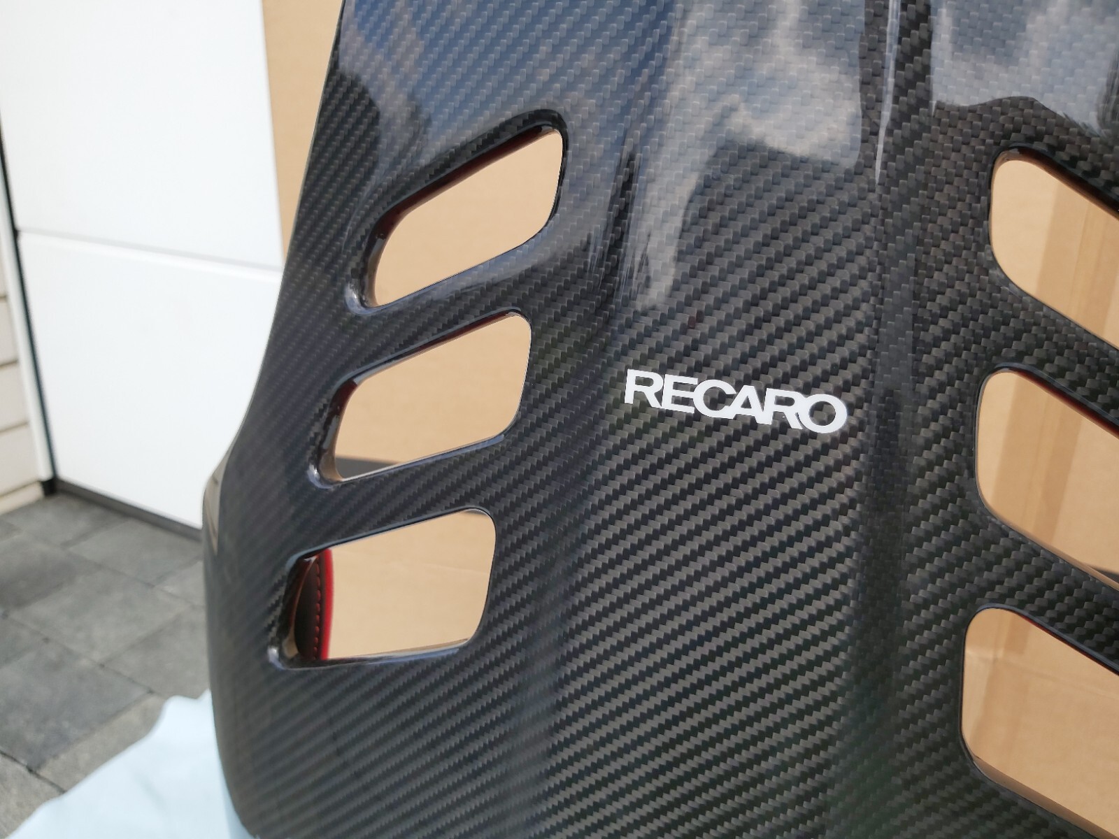 RECARO PODIUM SEAT, CARBON FIBER REINF.SHELL, FIA, ALCANTARA / LEATHER ...