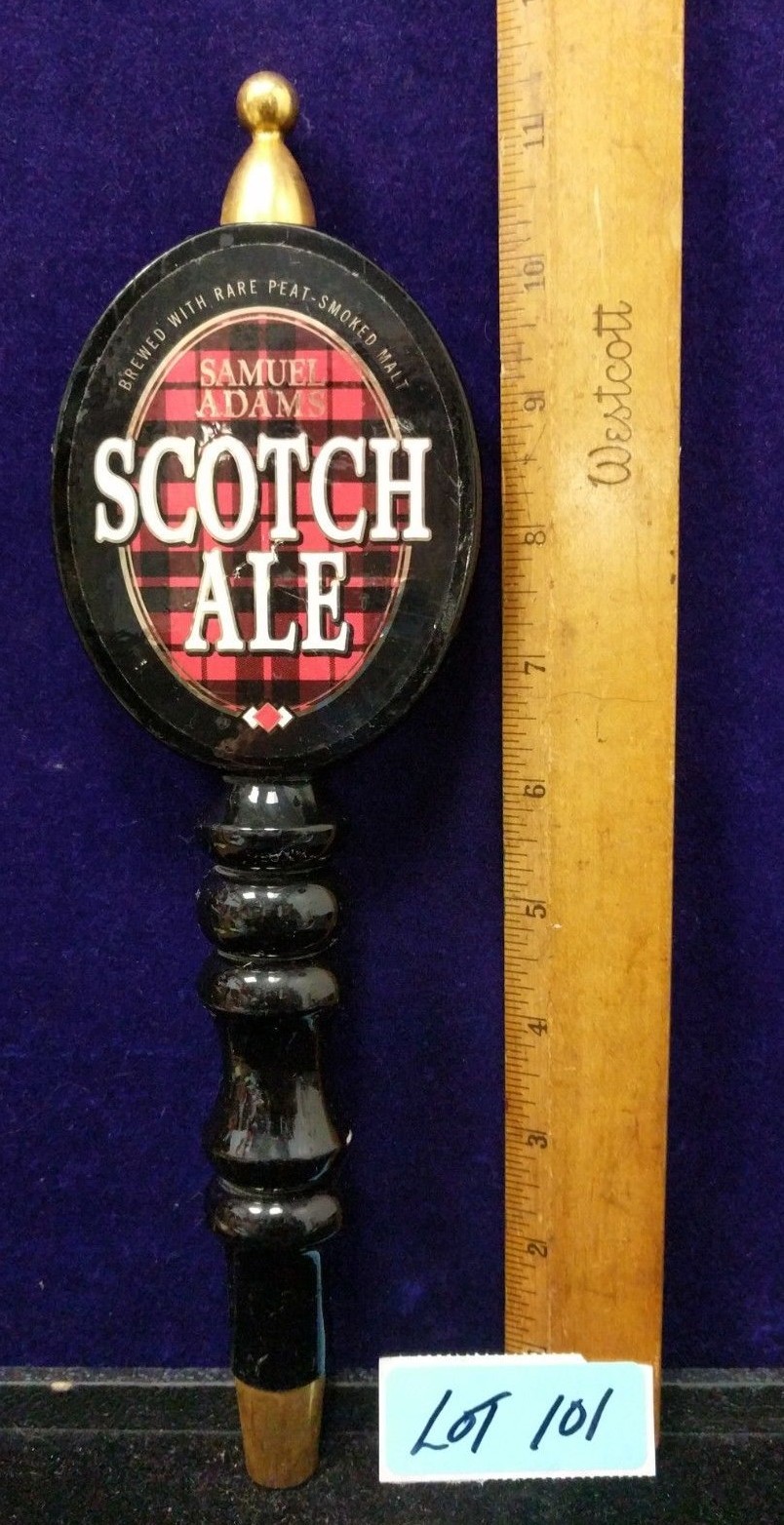 Samuel Adams Smoked Malt Scotch Ale Beer Tap Draft Handle Sam Adams Lot ...
