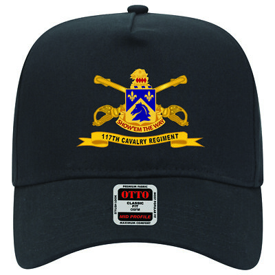 Baseball Cap - 117th Cavalry Regiment w Br - Ribbon | eBay