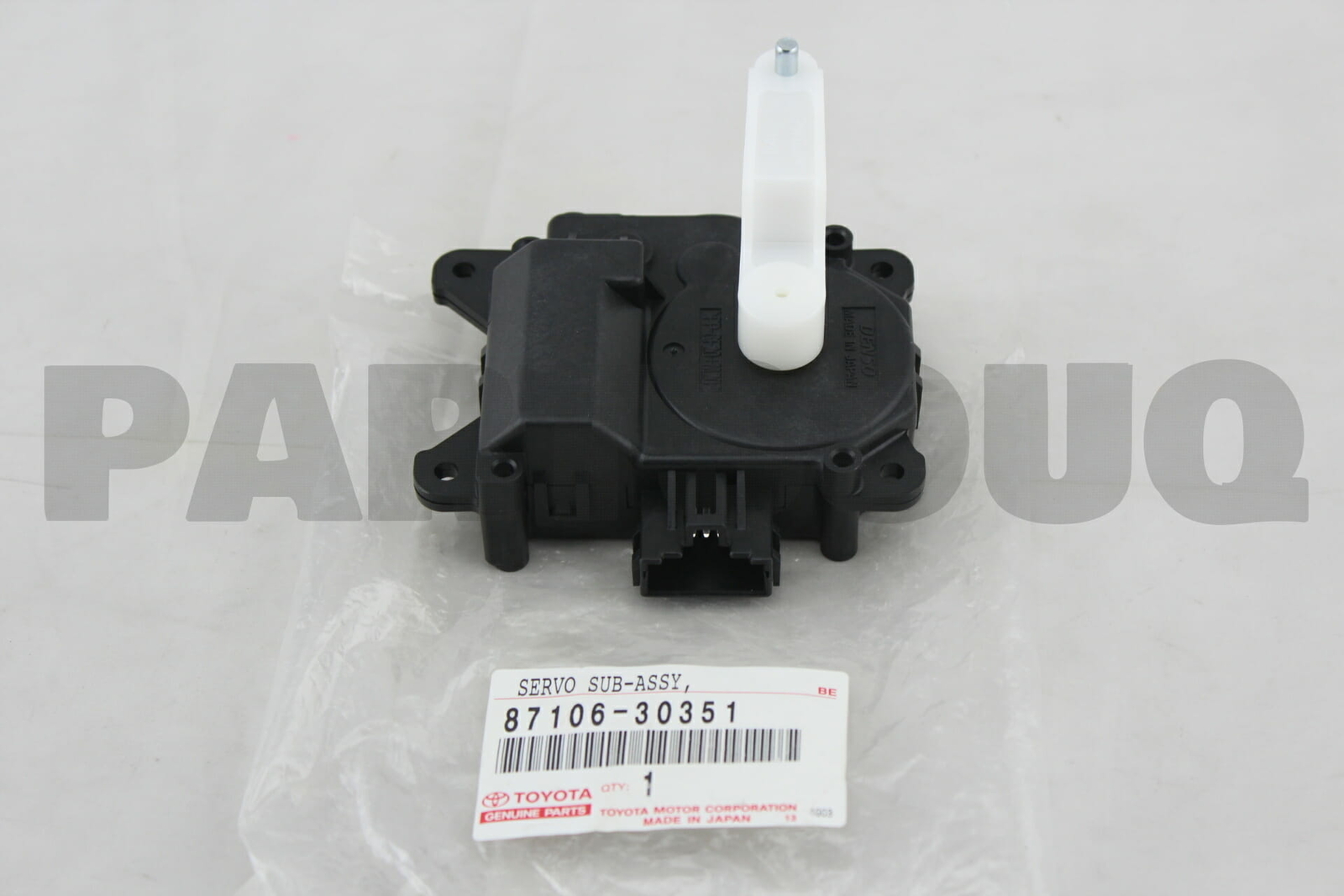 8710630351 Genuine Toyota SERVO SUB-ASSY, DAMPER(FOR AIRMIX) 87106 ...