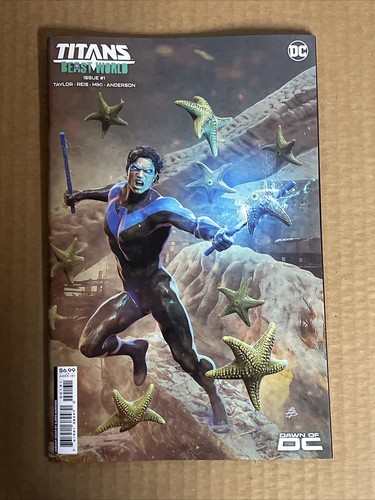TITANS BEAST WORLD #1 BARENDS VARIANT DC COMICS (2023) BEAST BOY ...