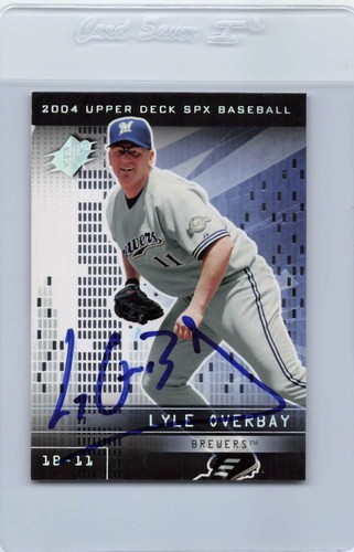 2004 SPX #88 Lyle Overbay Brewers Signed Auto *G4030 | eBay