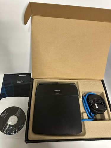 Linksys AC1200 Dual Band Smart Wi-Fi Router w/ Power Cord ~ 4 Lan Ports ...