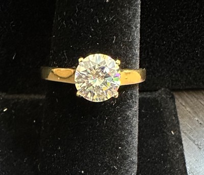 JTV Fabulite Strontium Titanate 18K Yellow Gold over Sterling Silver ...