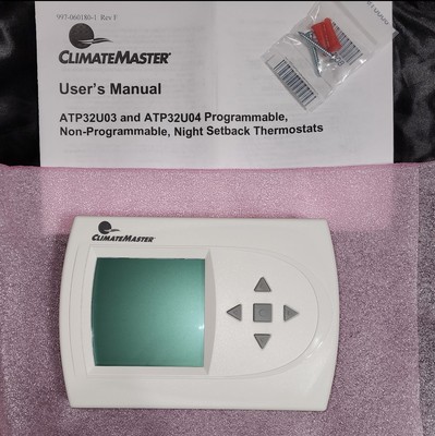 (NEW) ClimateMaster ATP32U03C Programmable Digital Thermostat | eBay