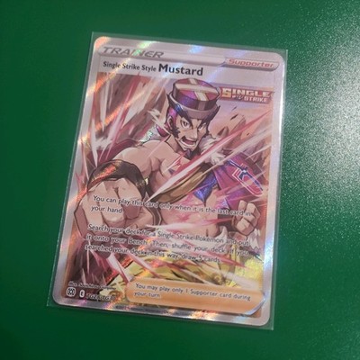 Single Strike Style Mustard Pokémon Trainer Card Brilliant Stars TG28 ...
