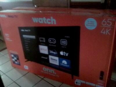 ONN 100012587 65'' Class 4K UHD HDR LED Roku Smart TV | eBay