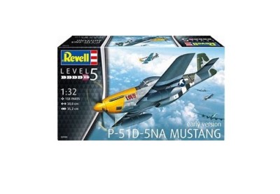 Revell 03944 P-51D 5NA Mustang - Early Version Aircraft Kit 1/32 Scale ...