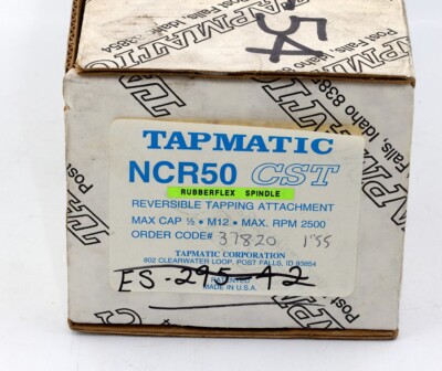 Tapmatic CST Model NCR50 Tapping Head Attachment w/ Tapmatic 1 ...