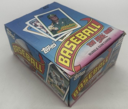 Complete With 36 Unopened Packs Box 1989 Topps Baseball | eBay