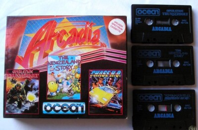 Sinclair ZX Spectrum 48K Game - ARCADIA - Ocean - Tested & Working ...