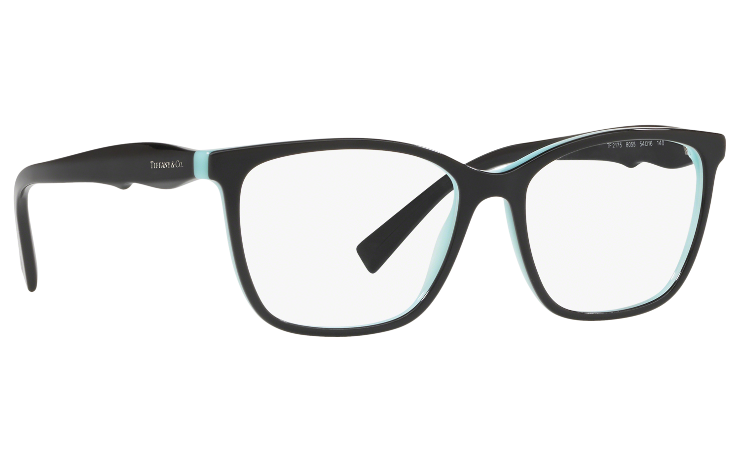 Tiffany & Co TF2175 8055 Black Classic Blue 54mm Eyeglasses Frames ...