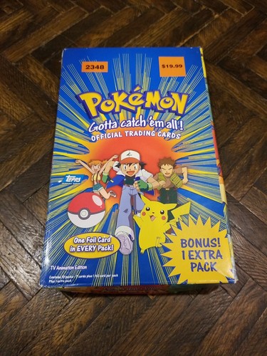 Topps Pokemon TV Animation Series 1 Booster Box Factory 2348 EMPTY BOX ...