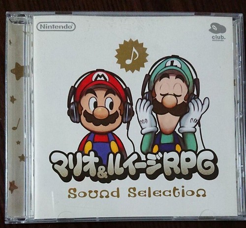 CLUB NINTENDO Original Mario & Luigi RPG Sound Selection Sound Track ...