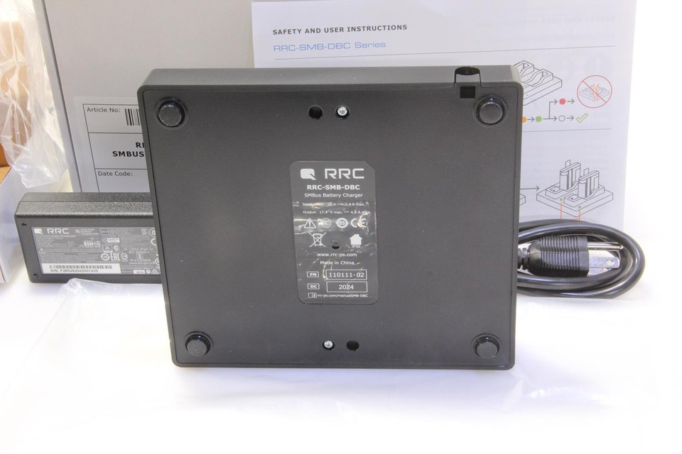 NEW-OPEN-BOX RRC RRC-SMB-DBC Power Solutions BATTERY Charger. SKU219312 ...
