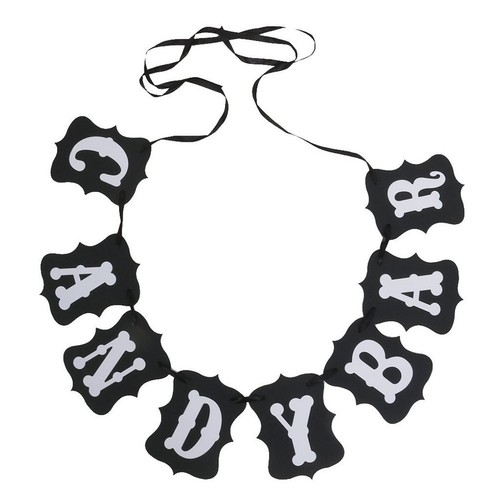 CANDY BAR Cardboard Garland Banner Wedding Party Decoration Photography ...