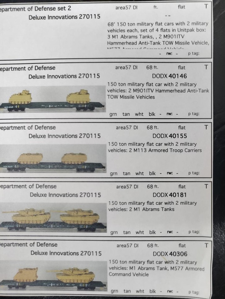 DeLuxe Innovations DODX Set #2 270105 N Scale MTL Couplers. | eBay