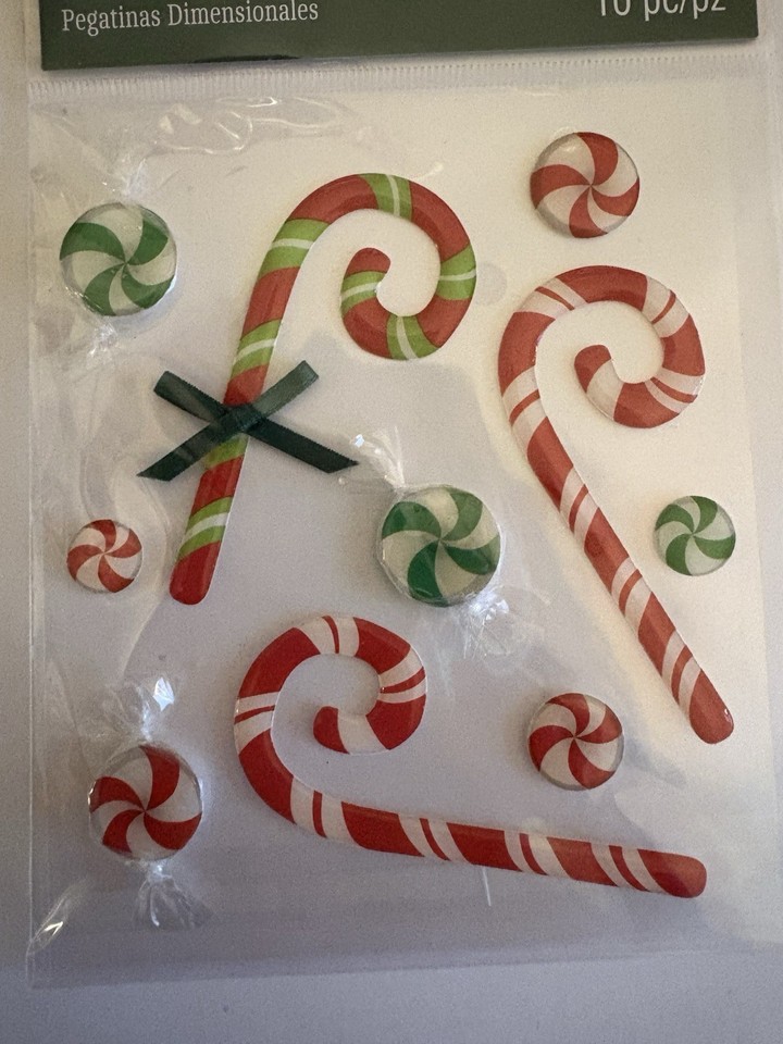 Recollections Christmas Scrapbook Stickers - New In Package - Candy ...