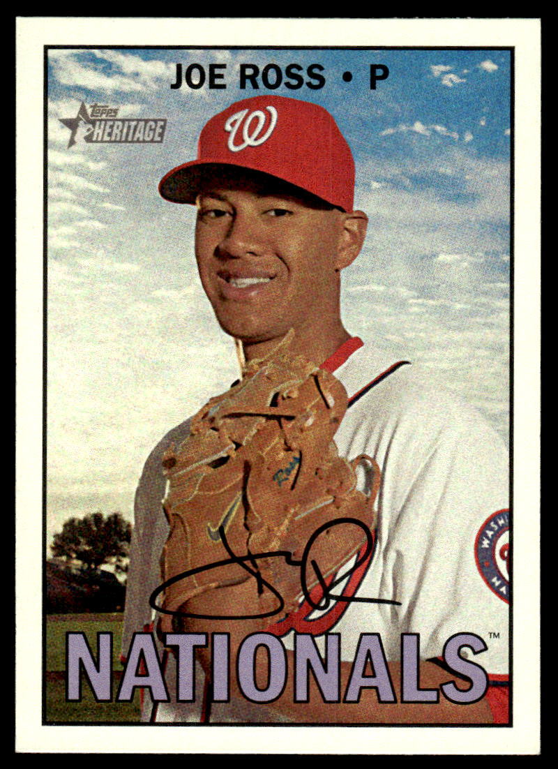 2016 Topps Heritage #541 Joe Ross Washington Nationals Baseball | eBay
