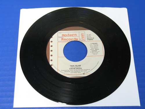 Stevie Nicks - Talk To Me / One More Big Time - 80s Rock 45 VG+ VINYL ...