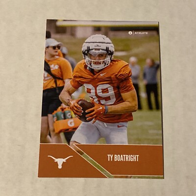 2024 ONIT Texas Longhorns FOOTBALL card TY BOATRIGHT | eBay