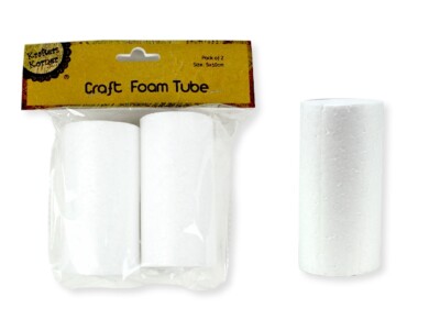 8x White Foam Tube Millinery Craft DIY 10cm | eBay Australia